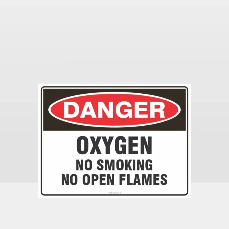 Danger Oxygen No Smoking Sign - Danger Signs - HAZARD SIGNS NZ