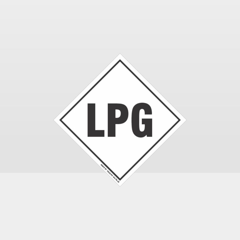 LPG Hazard Sign - Hazardous Signs - HAZARD SIGNS NZ