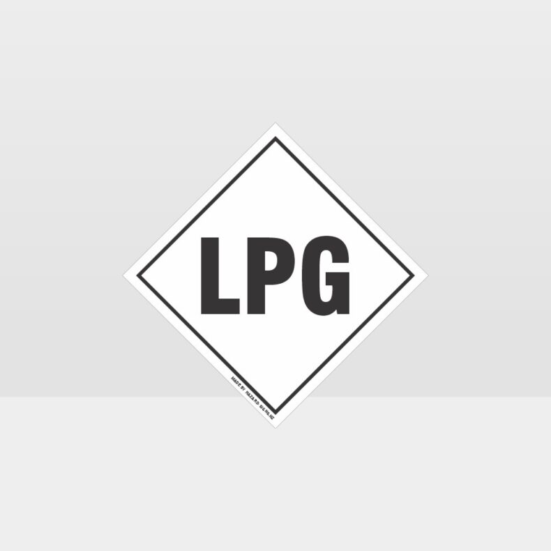 LPG Hazard Sign - Hazardous Signs - HAZARD SIGNS NZ