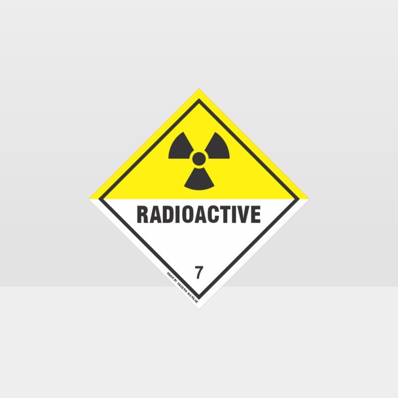 Class 7 Radioactive Sign - Hazardous Signs - HAZARD SIGNS NZ