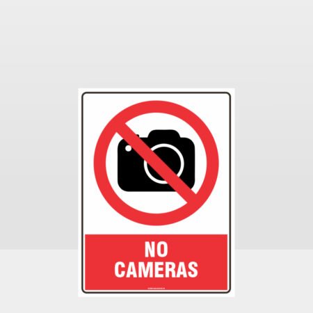 Prohibition No Cameras Sign - Prohibition Sign - Hazard Signs