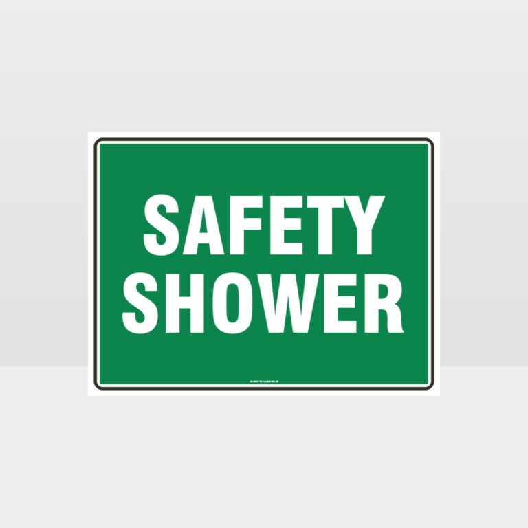 Safety Shower Sign - Emergency Signs - HAZARD SIGNS NZ