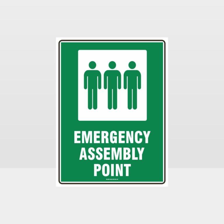 Emergency Assembly Point Sign - Emergency Signs - HAZARD SIGNS NZ
