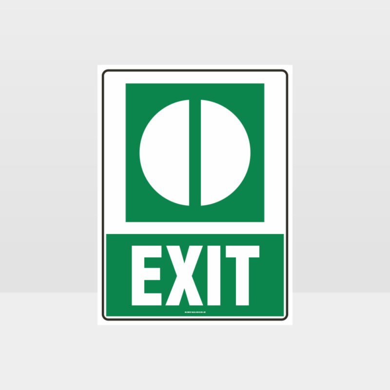 Exit Sign - Emergency Signs - HAZARD SIGNS NZ