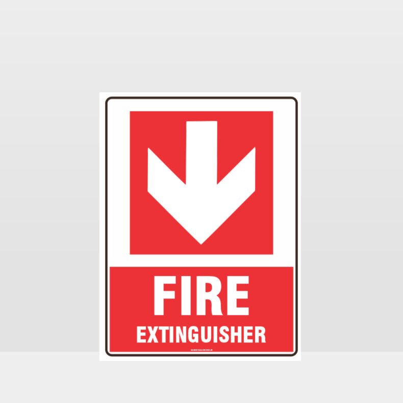 Fire Extinguisher 07 Sign - Fire Sign - HAZARD SIGNS NZ