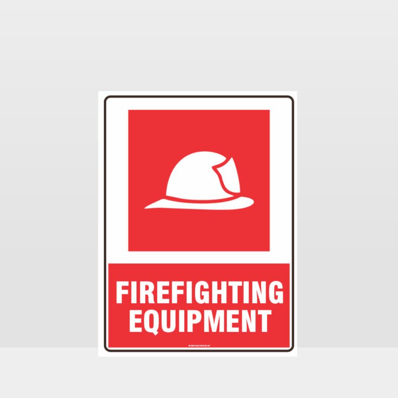 Firefighting Equipment Sign 01 - Fire Sign - HAZARD SIGNS NZ