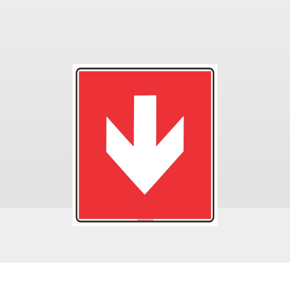 Arrow Down Sign Fire Sign HAZARD SIGNS NZ