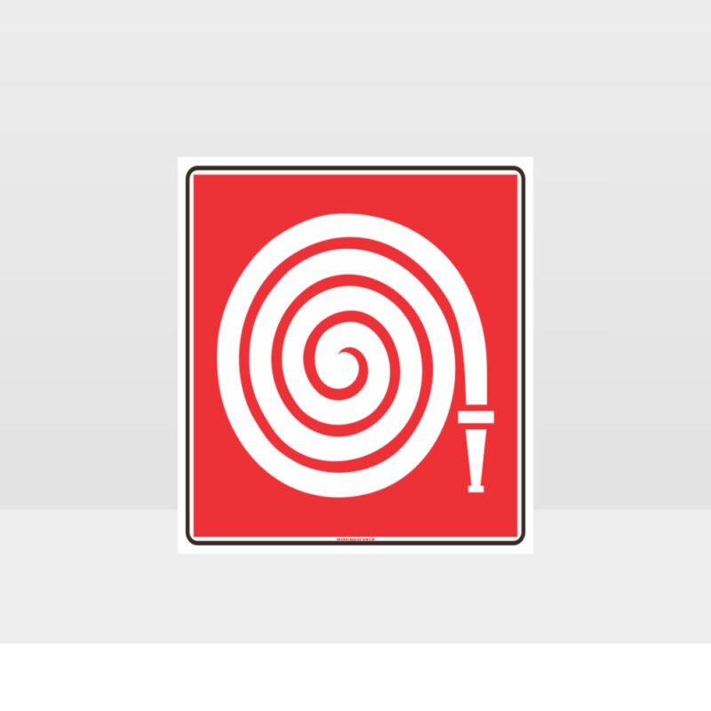 Fire Hose Symbol Sign 01 - Fire Sign - HAZARD SIGNS NZ