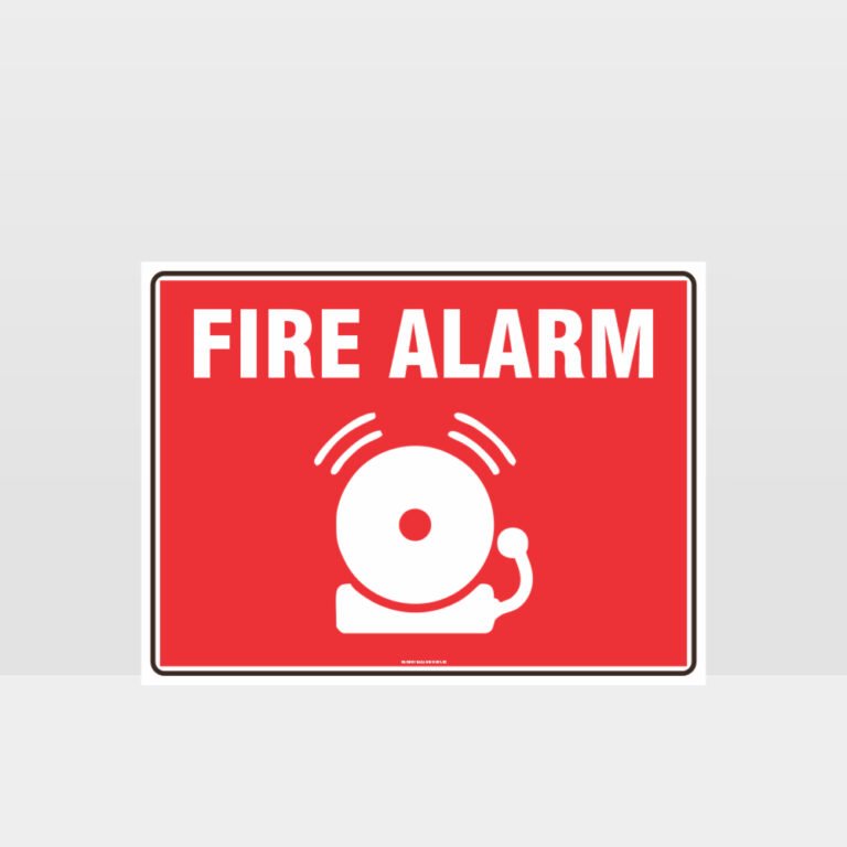 Fire Alarm Bell Sign - Fire Sign - HAZARD SIGNS NZ