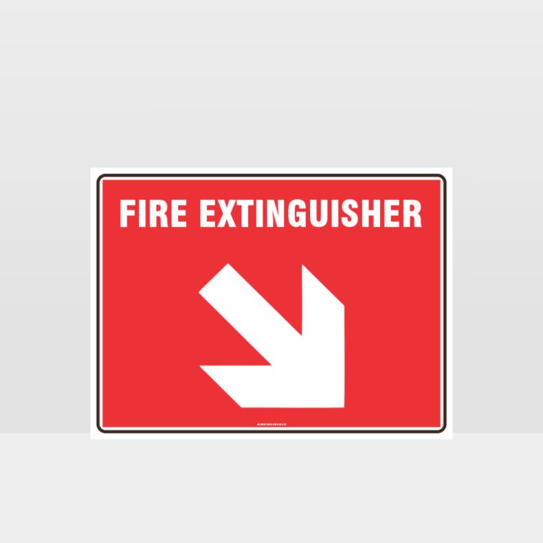 Fire Extinguisher 04 Sign - Fire Sign - HAZARD SIGNS NZ
