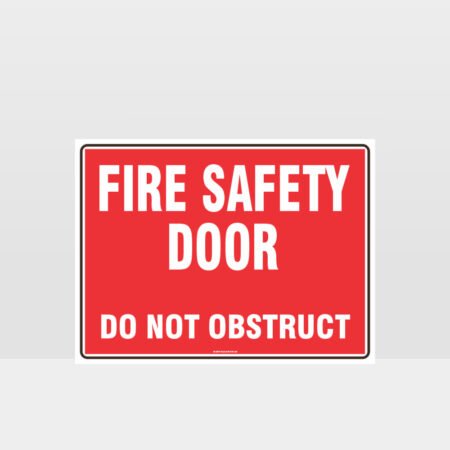 Fire Safety Door Sign - Fire Sign - HAZARD SIGNS NZ