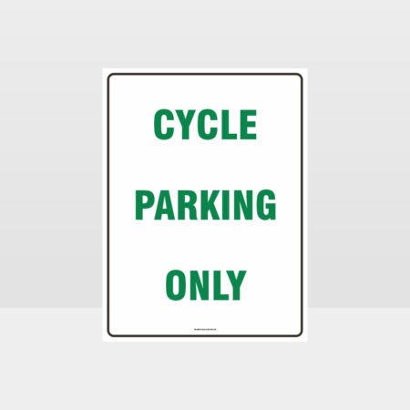 Cycle Parking Only Sign - Notice/Information Sign - HAZARD SIGNS NZ