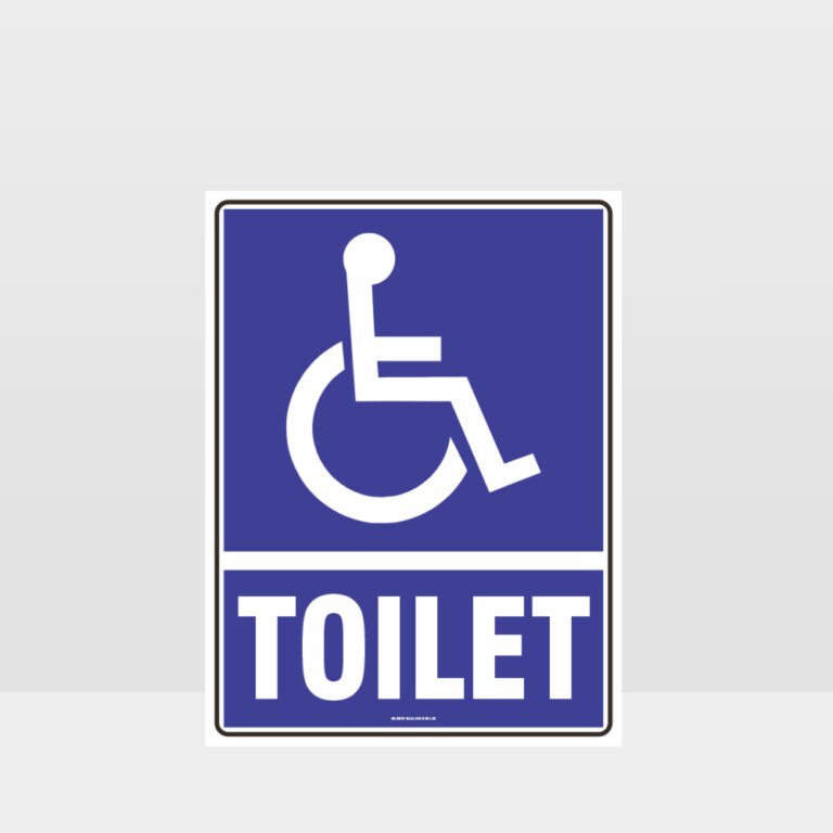 Accessible Toilet Sign - Notice/Information Sign - HAZARD SIGNS NZ