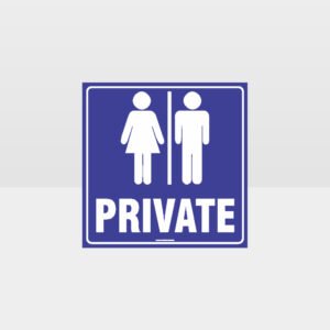 Private Toilet Sign - Fire Sign - HAZARD SIGNS NZ