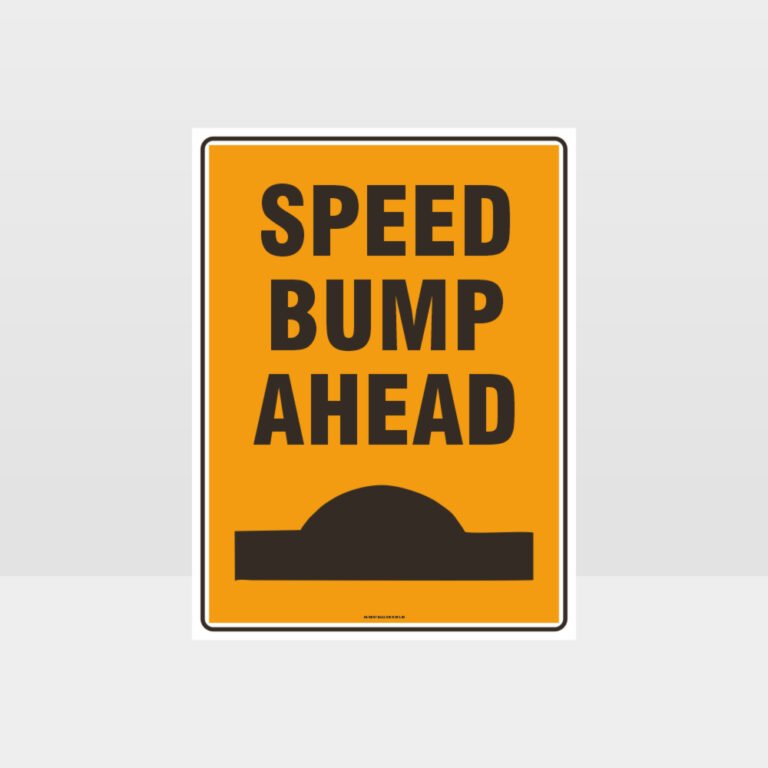 Speed Bump Ahead Sign - Notice/Information Sign - HAZARD SIGNS NZ