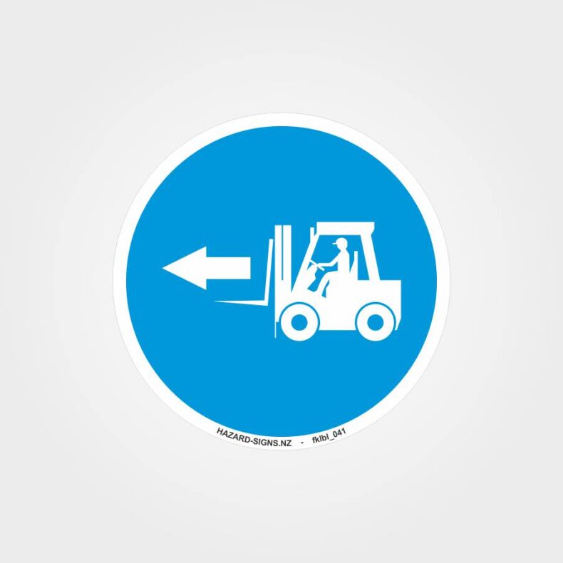Left/Right Direction Forklift Label (5 Labels) - Forklift Labels ...