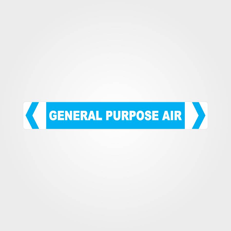 General Purpose Air Pipe Marker - Pipe Labels - HAZARD SIGNS NZ