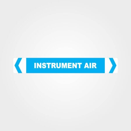 Instrument Air Pipe Marker - Air Pipe Labels - HAZARD SIGNS NZ