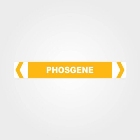 Phosgene Pipe Marker - Gas Pipe Labels - HAZARD SIGNS NZ