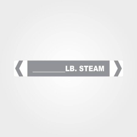 Custom LB Steam Pipe Marker - Steam Pipe Labels - HAZARD SIGNS NZ