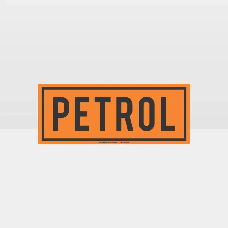 Petrol Hazchem Sign (Long) - Hazardous Signs HAZARD SIGNS NZ