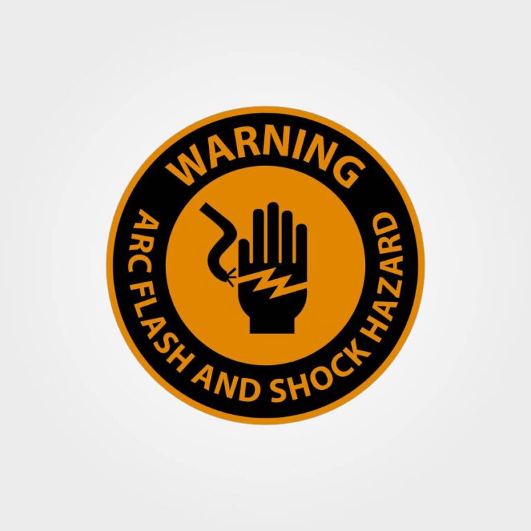 Warning Arc Flash And Shock Hazard Label - Electrical Labels - HAZARD ...