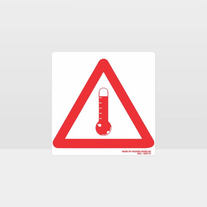 Elevated Temperature Hazard Sign - Hazardous Signs - HAZARD SIGNS NZ