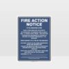 Fire Action Notice Sign - Fire Sign - HAZARD SIGNS NZ
