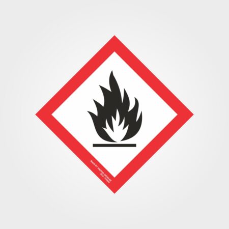 GHS02 Flammable Hazard Labels
